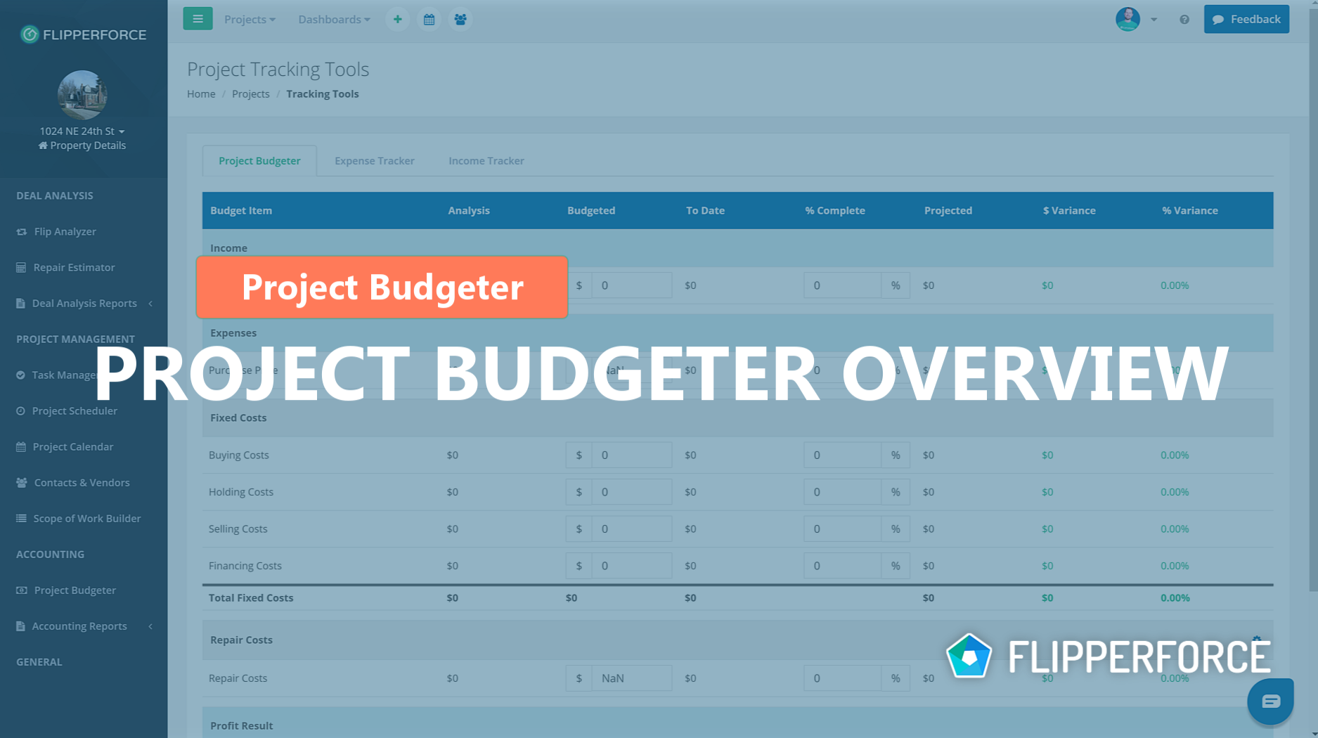 Project Budgeter | FlipperForce Knowledge Base